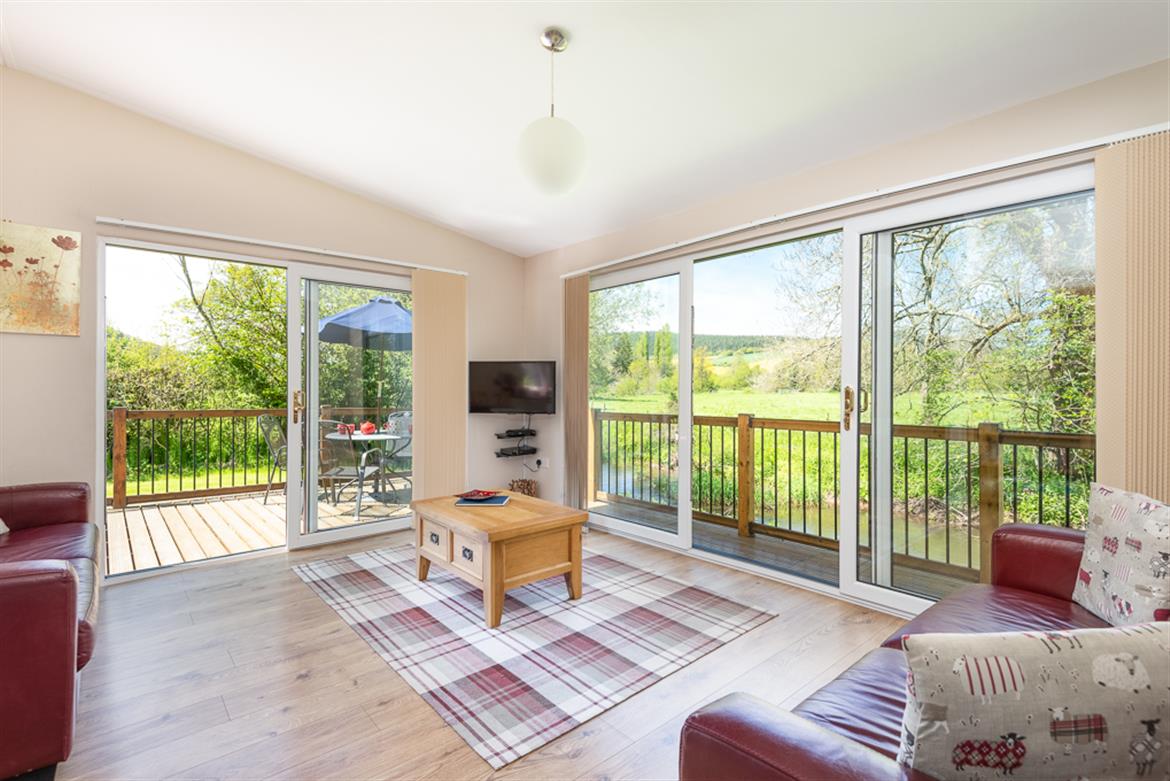 Shropshire holiday cottage in riverside setting.