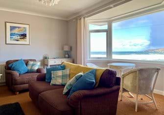 Scottish beach front self catering with stunning sea views - Beach ...
