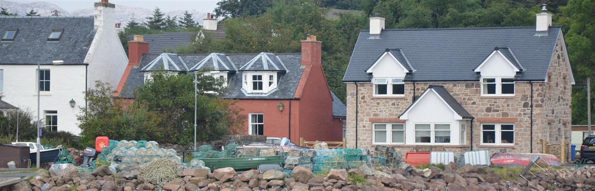 5 star accommodation in a picturesque coastal Highland village - Shieldaig